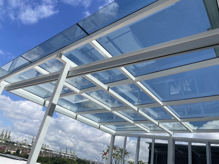 Glass Canopy & Shelter - Elite Deco Pte Ltd - Awning, Canopy, Zip ...